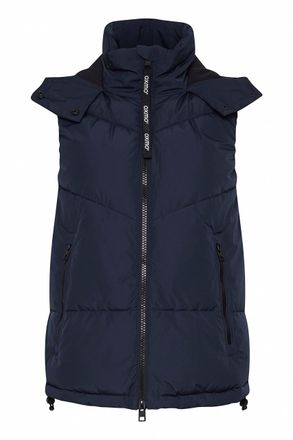 Oxmo BY OX Damen Weste Steppweste Outdoor Weste hochabschlie&szlig;ender Kragen warm gef&uuml;ttert