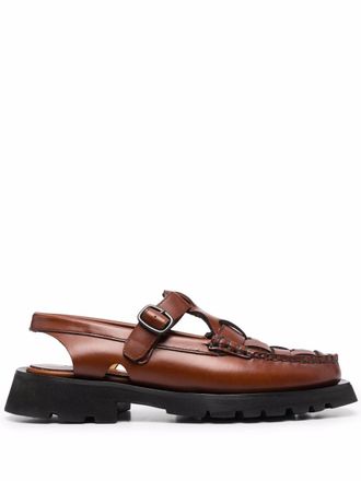 Hereu Gewebte Cranc Sport Sandalen - Braun
