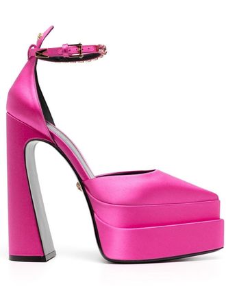 Versace Mary Janes mit Plateau 170mm - Rosa