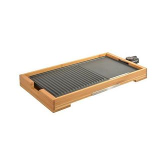 KitchenChef Kitchenchef - Plancha elektrogrill 2000w 51x25,5cm - Kitchen Chef - kcwoodpla2000