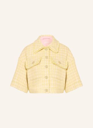 Liu Jo Liu Jo Kastenjacken Aus Boucl&eacute; gelb