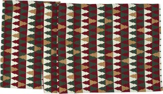 Sander Tischl&auml;ufer - Jultree Frabe 01, Rot / Gr&uuml;n, - Weihnachten, Jacquard, 50 x 140cm