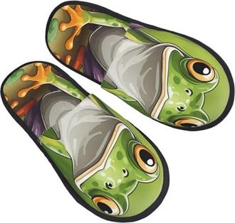 Generic Grenouille De Dessin Anim&eacute; Unisexe Chaussures De Maison Confortable Pantoufles Respirantes Chaussons Pour Ext&eacute;rieur Hiver Maison L