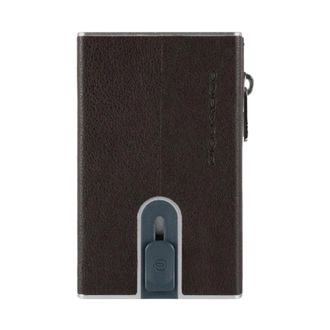 Piquadro Homme, Accessoires, Brun, Taille: ONE Size Portefeuille Compact Marron avec Protection Rfid