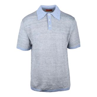 Daniele Fiesoli Homme, Tops, Gris, Taille: M Polo en maille