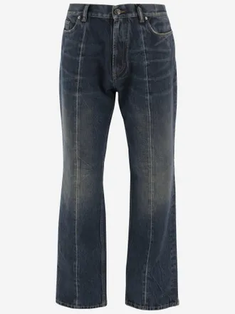 Versace Mens Jeans Dark Denim Cotton