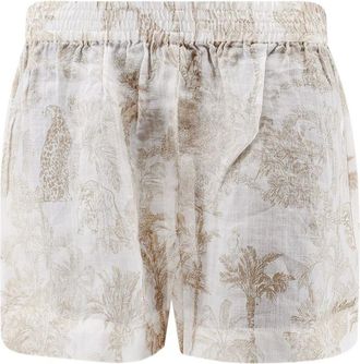 MC2 Saint Barth Femme, Shorts, Beige, Taille: 40 FR Short Shorts