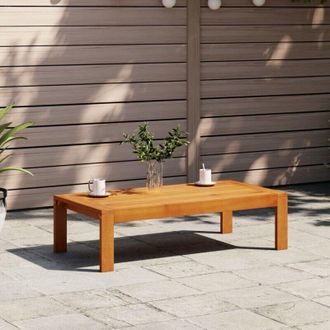 vidaXL Table de jardin 100x50x27 cm bois d acacia solide