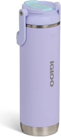 Igloo Sipper 20 - Bouteille isotherme acier inox 570 ml, violette, &eacute;tanche et compatible boissons gazeuses. Sans BPA, maintient vos boissons chaudes ou froi