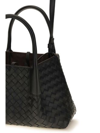 Bottega Veneta Womens Handbag Pinacoteca Black Calf Leather Black-Fondant-M Br Handbags Black/fondant-m Hand Bags