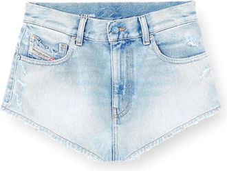 Diesel Femme, Shorts, Bleu, Taille: W26 De-Lunar Denim Shorts