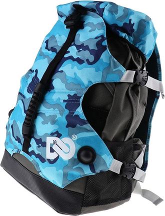 Harayaa Leinwand Rucksack für Inline Skates und Rollschuhe, Marineblau