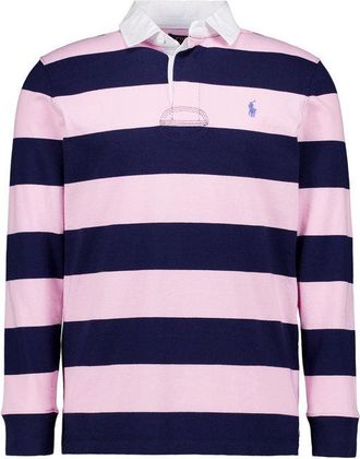 Polo Ralph Lauren Herren Pullover rosa Gestreift Classic Fit