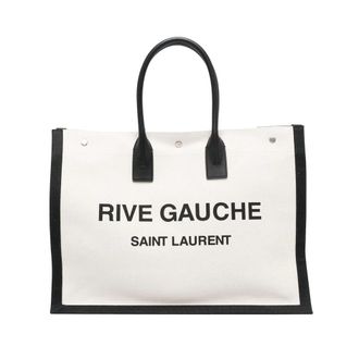 Saint Laurent Rive Gauche Leather Tote Bag