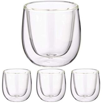 cilio Espresso-Glas Verona - 2er Set, 292800, Transparent (Packung mit 4)