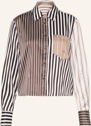 Herzen&rsquo;s Angelegenheit Herzens Hemdbluse Mit Seide braun
