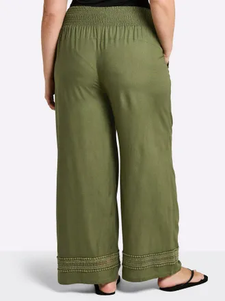 Sheego Strandkleid Web-Hose normal