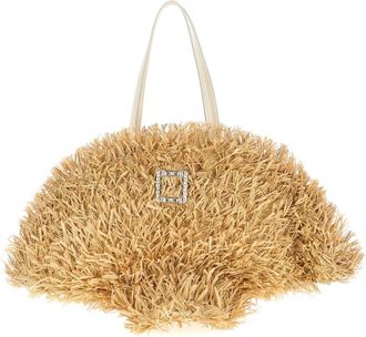 Roger Vivier Femme, Sacs, Beige, Taille: ONE Size Tres Vivier Panier Large