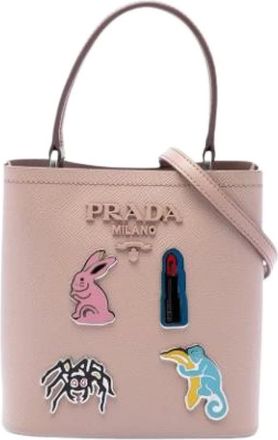 Prada Pre-owned Panier Bucket Bag - Femme - Pre-owned - Rose - Taille: ONE Size