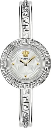 Versace Uhr - Quarz-Analoguhr La Greca - Gr. unisize - in Blau - f&uuml;r Damen