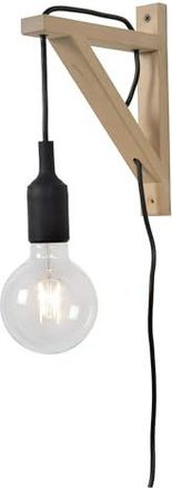 Lucide FIX - Wandleuchte - 1xE27 - Schwarz