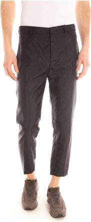 Daniele Alessandrini Homme, Pantalons, Bleu, Taille: XL Cropped Pantalons