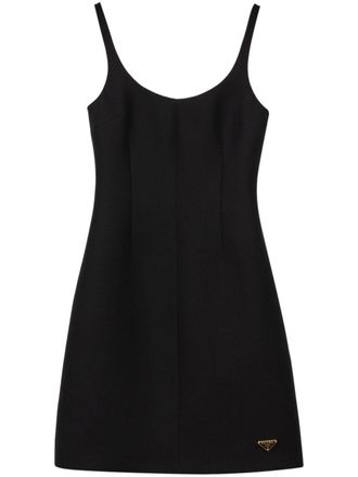 Prada robe courte Tricotine - Noir