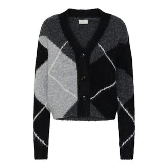 Kaffe Kagrith Cardigan - - Knitwear - Damen - Grau - M