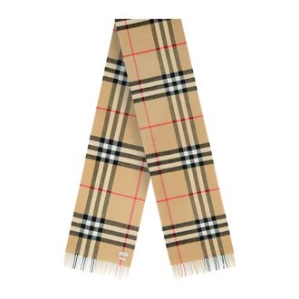 Burberry Kariertes Kaschmirschal - - Accessories - Damen - Beige - ONE SIZE
