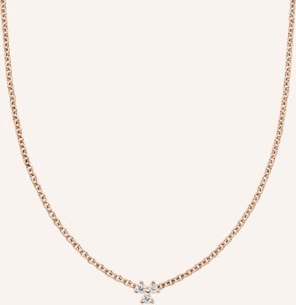 VEYNOU Veynou Halskette Fleur Aus 14 Karat Ros&eacute;gold Und 0,08ct. Lab-Grown Diamanten rosegold