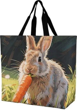 Generic Lapin Sac Courses Imperm&eacute;able Sacs De Courses Grand Sac Fourre Tout Pour Universit&eacute; Gym Quotidienne