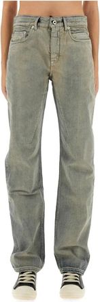 Rick Owens Femme, Jeans, Gris, Taille: W28 Jeans droits