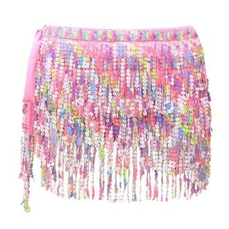 Generic Belle De Jupe Paillette Grande Cotelé Poule Léopard Boutonnée Automne Maillot Tricot Balancoire Taffetas Fete Originale Bretelle Legging Serrée Porte 