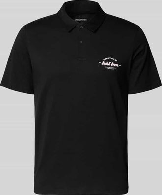 Jack & Jones Poloshirt mit Label-Print Modell BRANDON