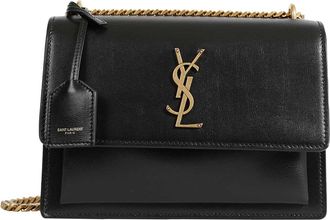 Saint Laurent Sunset Medium Leather Shoulder Bag