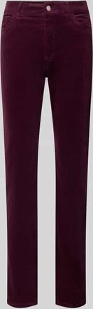 Christian Berg Straight Fit Jeans aus Baumwoll-Mix in Cord-Optik