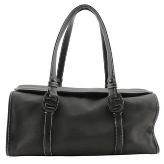 Ferragamo Pre-owned Canvas Handtaschen - - Pre-owned - Damen - Schwarzk - ONE SIZE