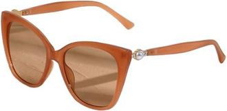 Generic Lunettes de soleil tendance populaires pour femmes - Lunettes de soleil décoratives en gelée - Lunettes de soleil pour homme - Uv400, champagne, Taill