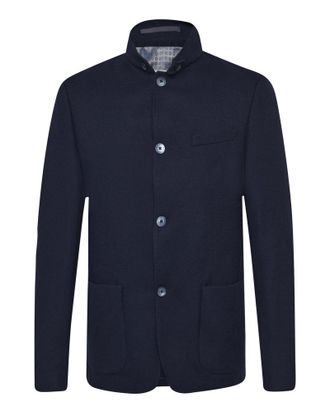 Roy Robson Casual Jersey-Sakko mit Stehkragen und Struktur, Slim Fit in