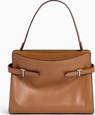 Le Tanneur Sac porté épaule grand modèle Emie en cuir lisse et nubuck