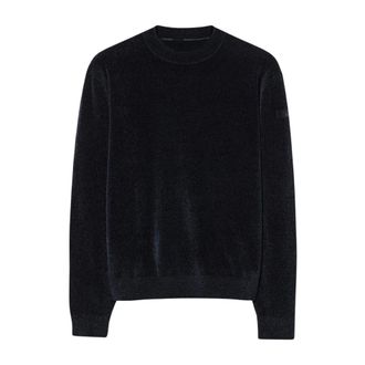 Roberto Ricci Design Rrd, Homme, Pulls, Bleu, Taille: XL Pull Col Rond Velours