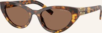 Miu Miu Sonnenbrille Mu a04s braun