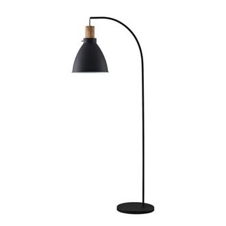 Lindby Lampadaire Trebale (Scandinave) en Noir M&eacute;tal e. a. pour Salon & Salle &agrave; manger (1 lampe,&agrave; E27), Sur Pied Lampe a de Sol