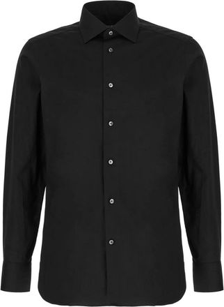 Ermenegildo Zegna Homme, Chemises, Noir, Taille: 3XL Chemise Popeline