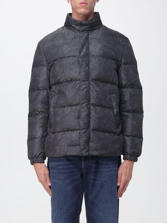Etro Doudoune en nylon &agrave; imprim&eacute; cachemire avec col montant et finition d&eacute;perlante