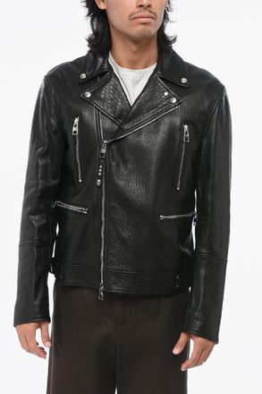 Alexander McQueen Leather Biker Jacket Alexander McQueen
