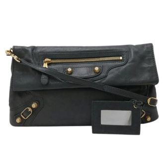 Balenciaga Sac clutch Giant doccasion - Femme - Pre-owned - Gris - Taille: ONE Size