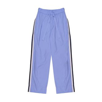 Tekla Popeline Pyjamahose - - Trousers - Damen - Blau - S
