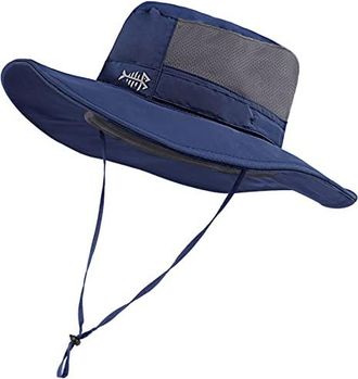 Bassdash Chapeau de Protection Solaire Boonie UPF 50+ pour Pêcheur