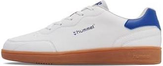 Hummel Mixte Match Point MP Basket, Blanc/Bleu, 41 EU